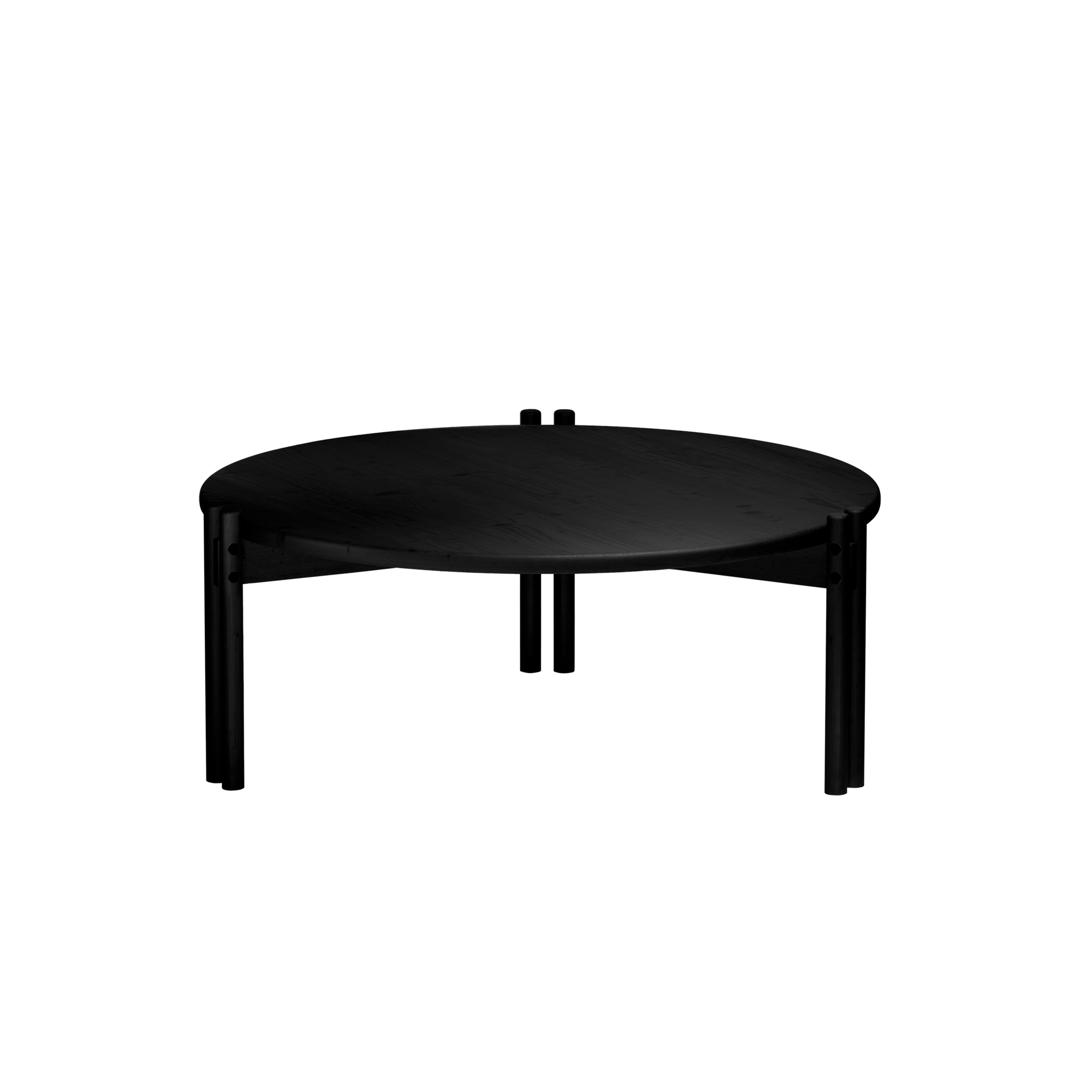 black low table